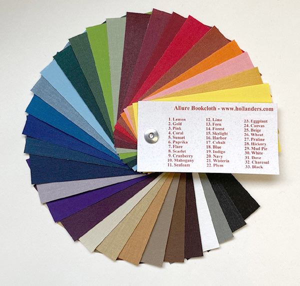 Sample Book Allure Bookcloth – Hollander's