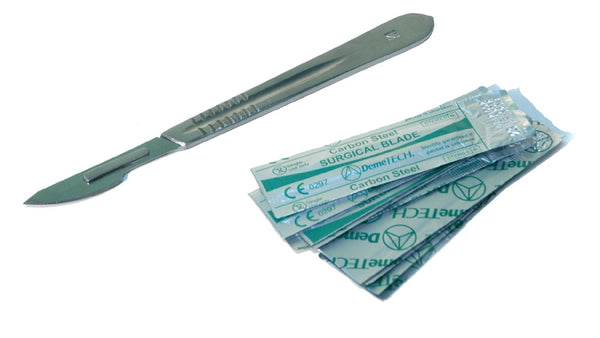 Scalpel with 10 (#23) Blades – Hollander's