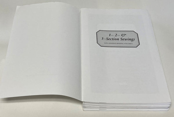 Unsewn Signatures - 1 - 2 - & 3 - Section Sewings, Keith Smith ...